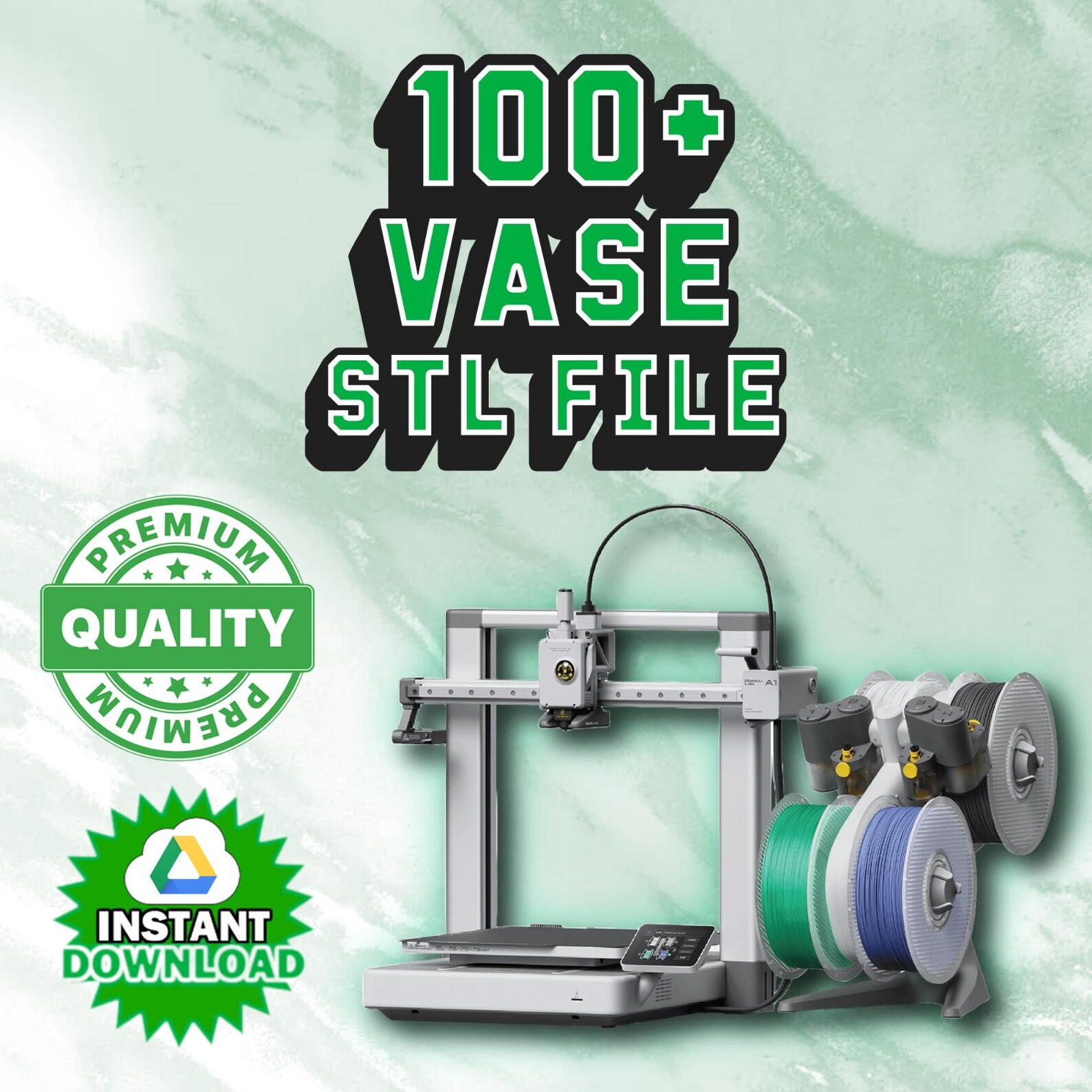 100+ Vase STL File, 3D STL Files for 3D Printer, Easy Printing File ...
