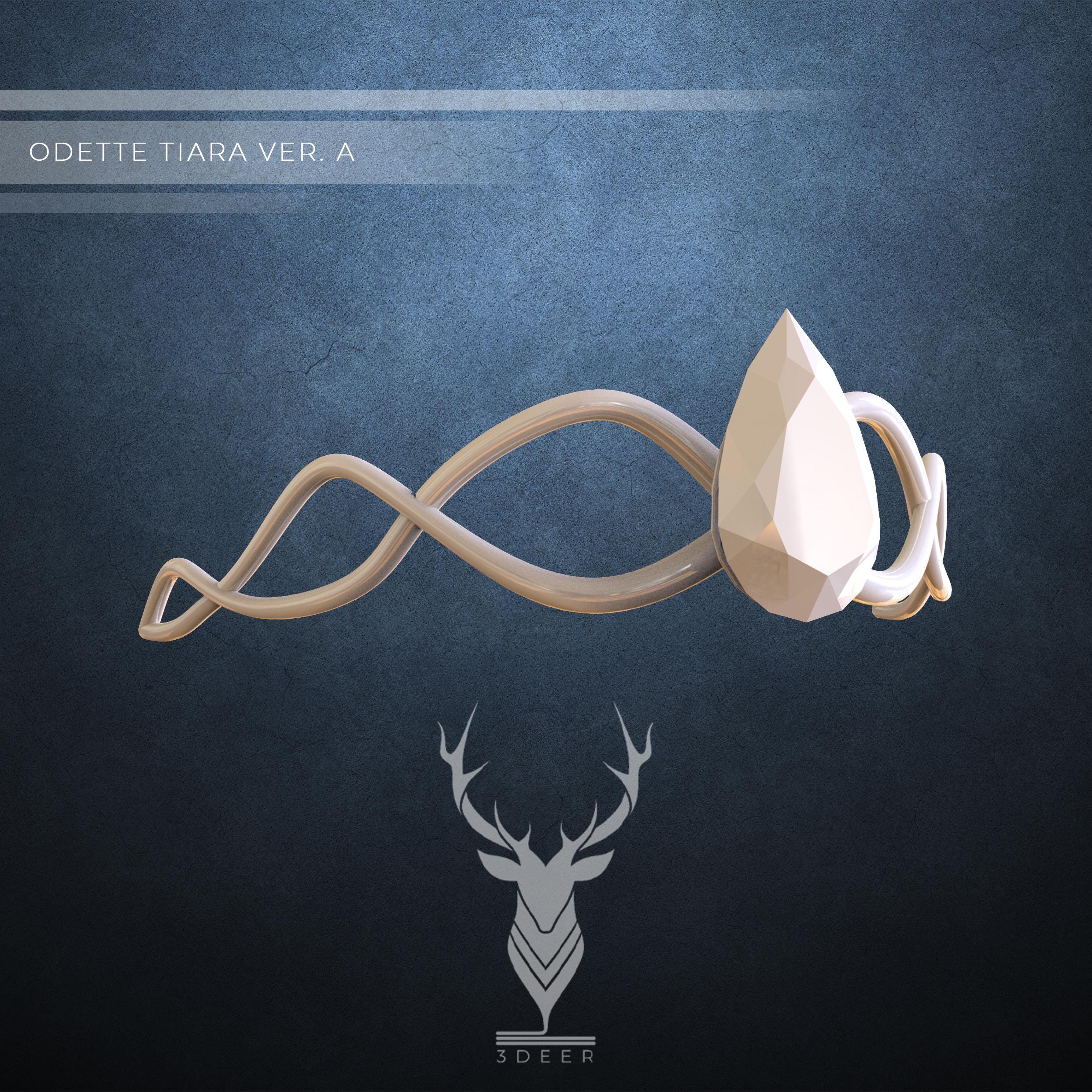 Odette Tiara Swan Lake 3D Printable STL Files Digital Item - Etsy