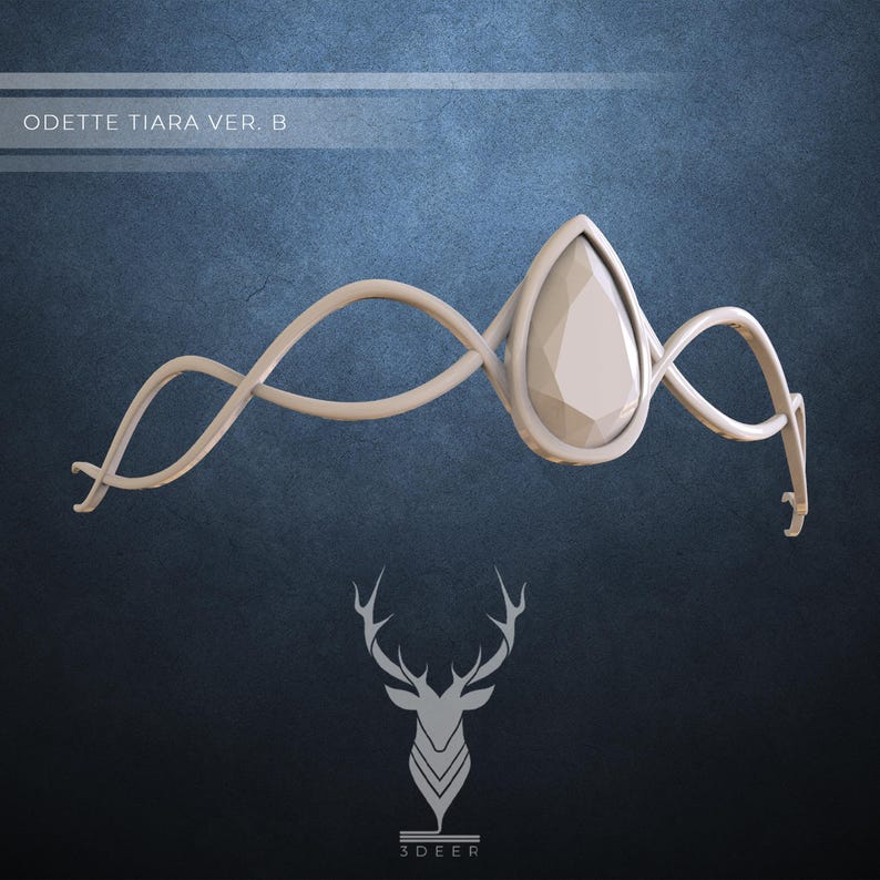 Odette Tiara Swan Lake 3D Printable STL Files Digital Item - Etsy