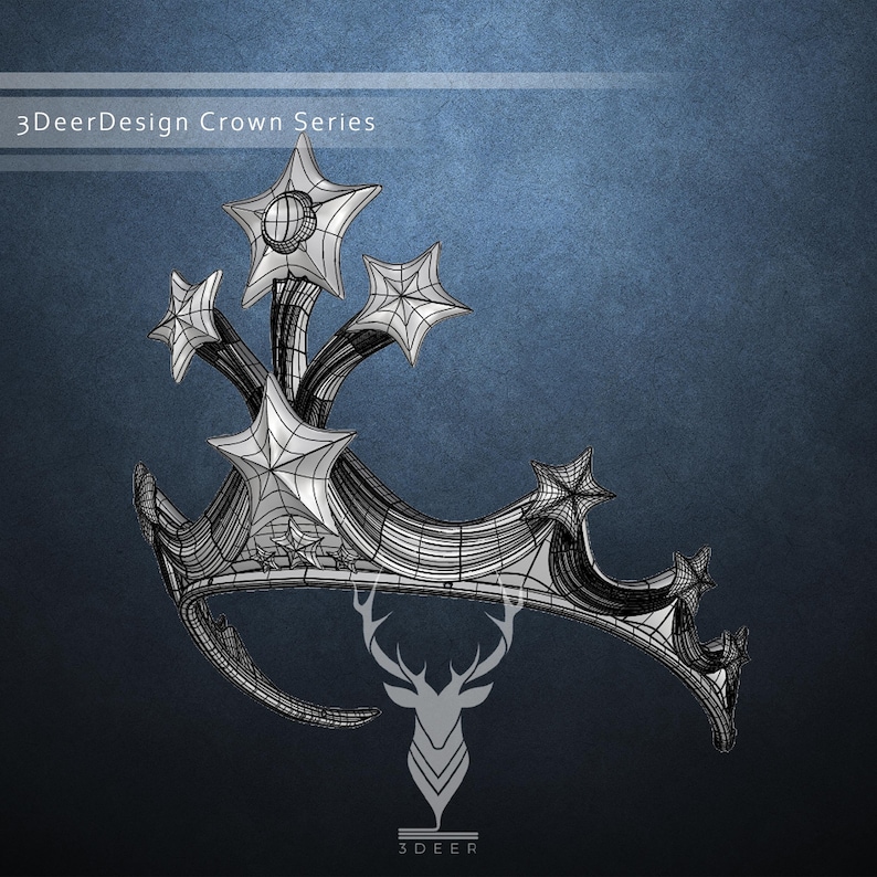 Princess Annika Crown 3D Printable STL Files Digital Item - Etsy