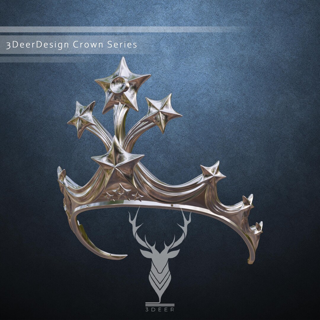 Princess Annika Crown 3D Printable STL Files Digital Item - Etsy