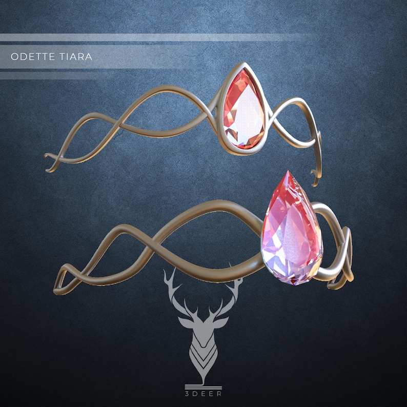 Odette Tiara Swan Lake 3D Printable STL Files Digital Item - Etsy Australia