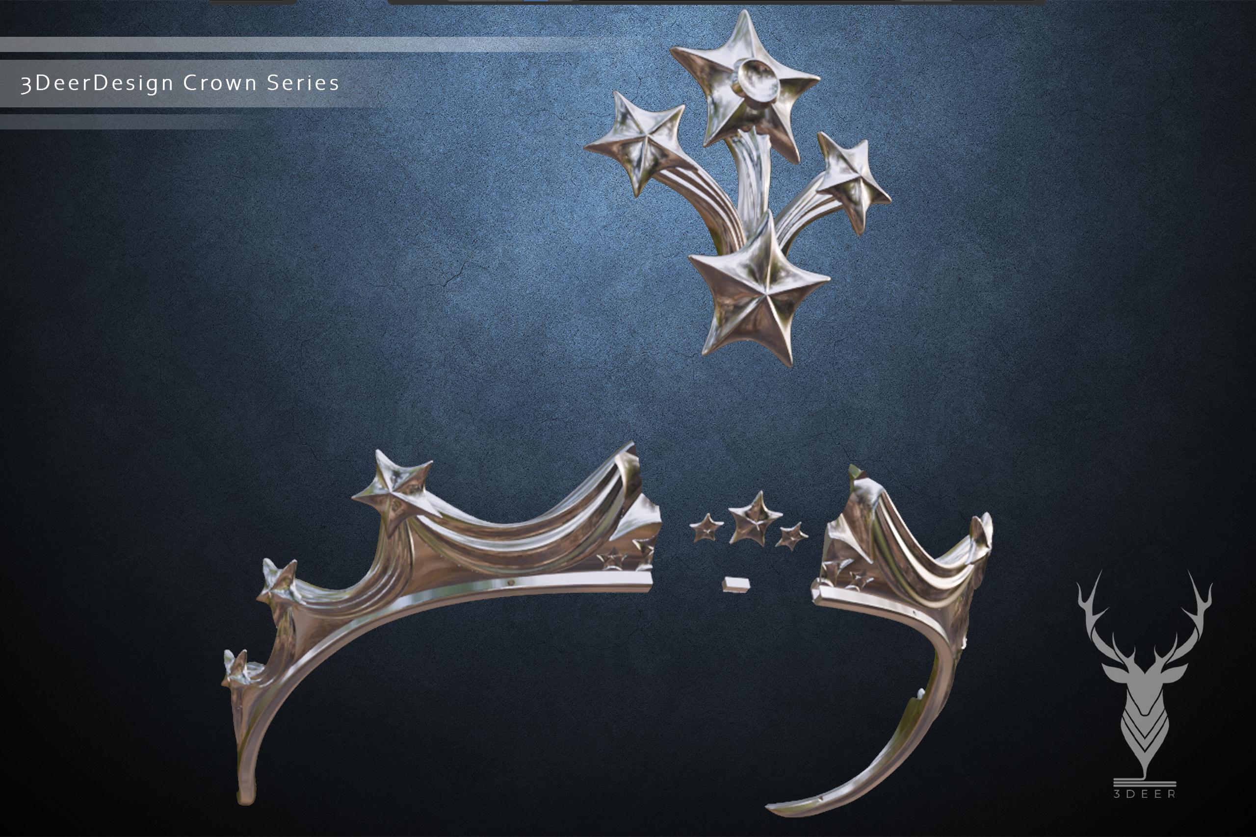Princess Annika Crown 3D Printable STL Files Digital Item - Etsy
