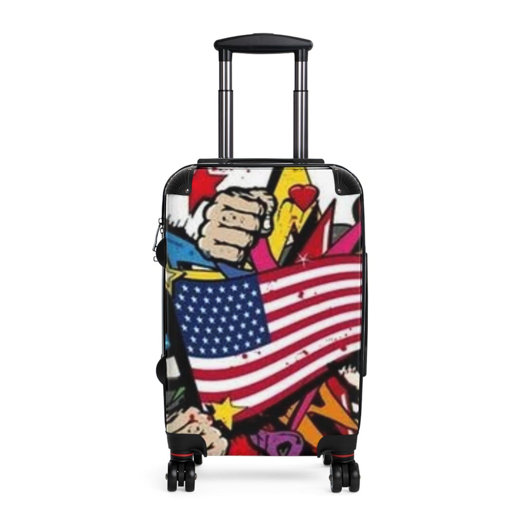 Colorful Comic-inspired Suitcase, Fun Travel Luggage, Unique Carry-on ...