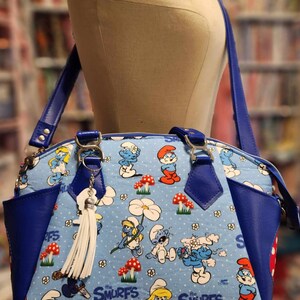 Smurf Friends, Mushroom Cutouts, Purse, Handbag, Shoulder Bag, 80's ...