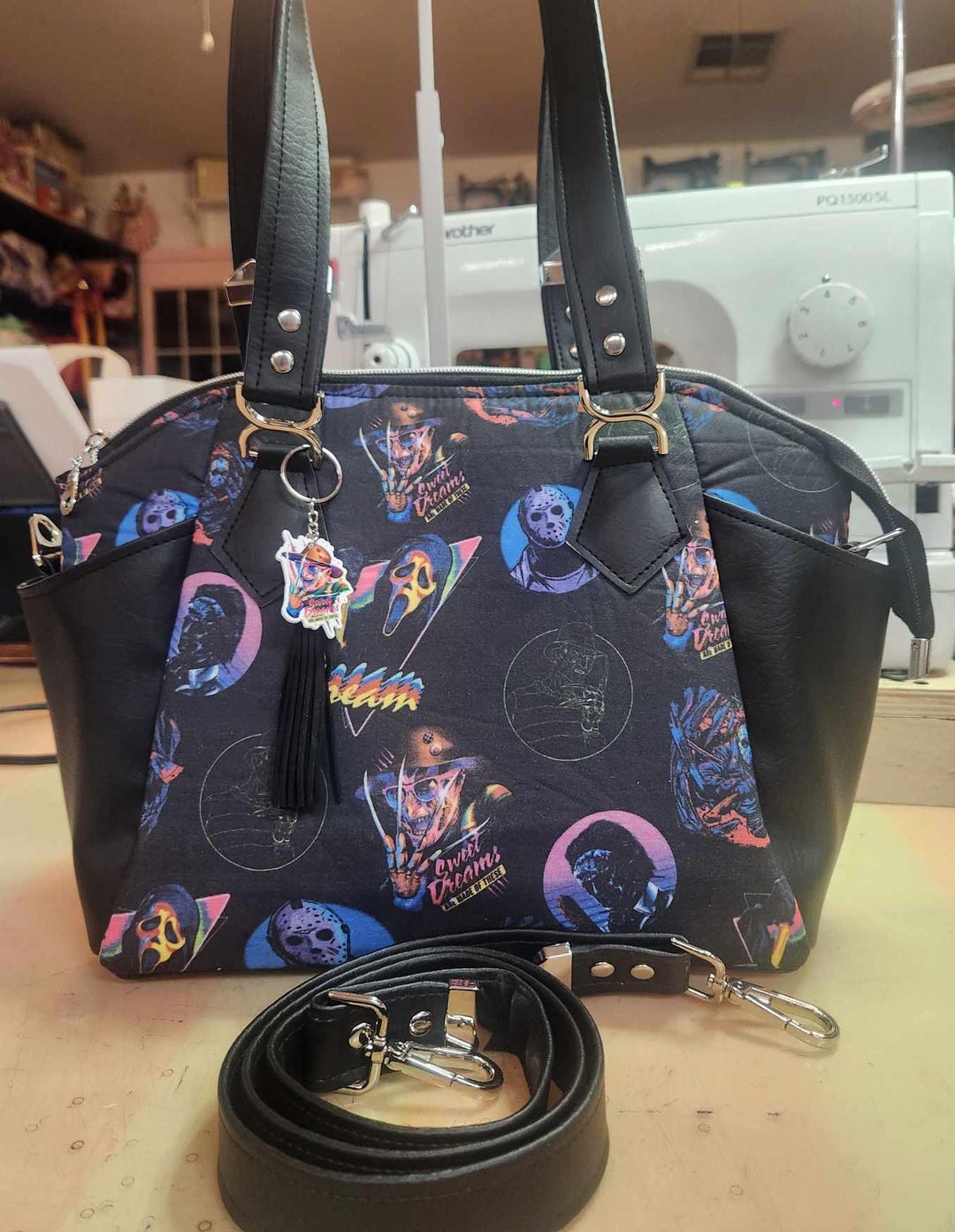 Icons of Horror, Purse, Scary, Shoulder Bag, Custom Handbag, Purse ...