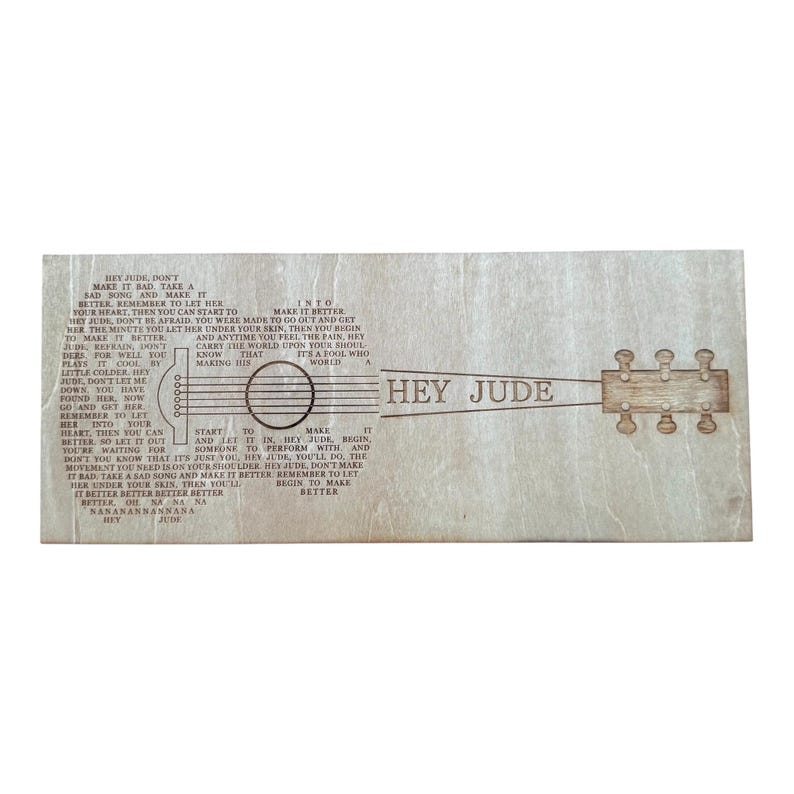 Guitar Lyrics - Hey Jud - SVG PNG JPEG (digital File) - Etsy