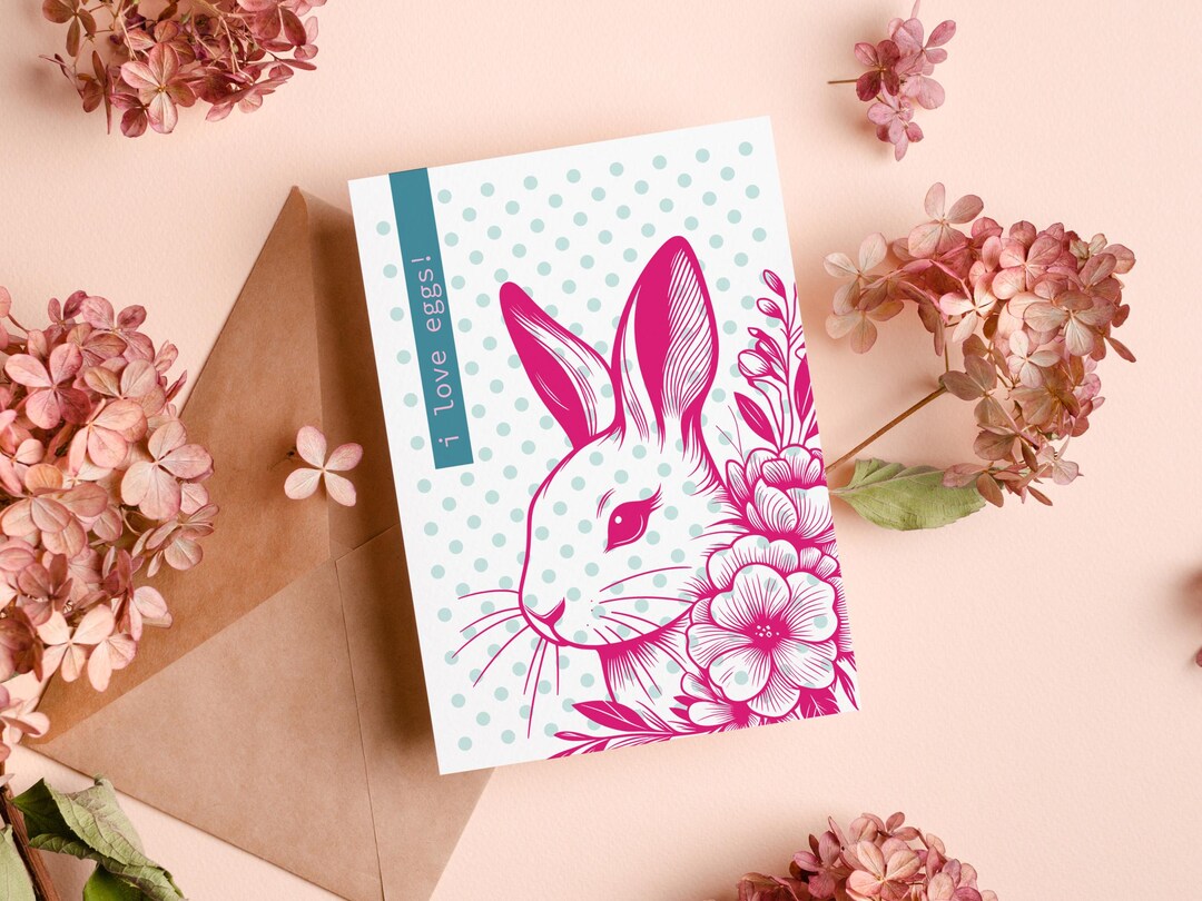 Easter Cards, Easter Bunny, Card Printing, Easter Gift, Easter Gifts ...