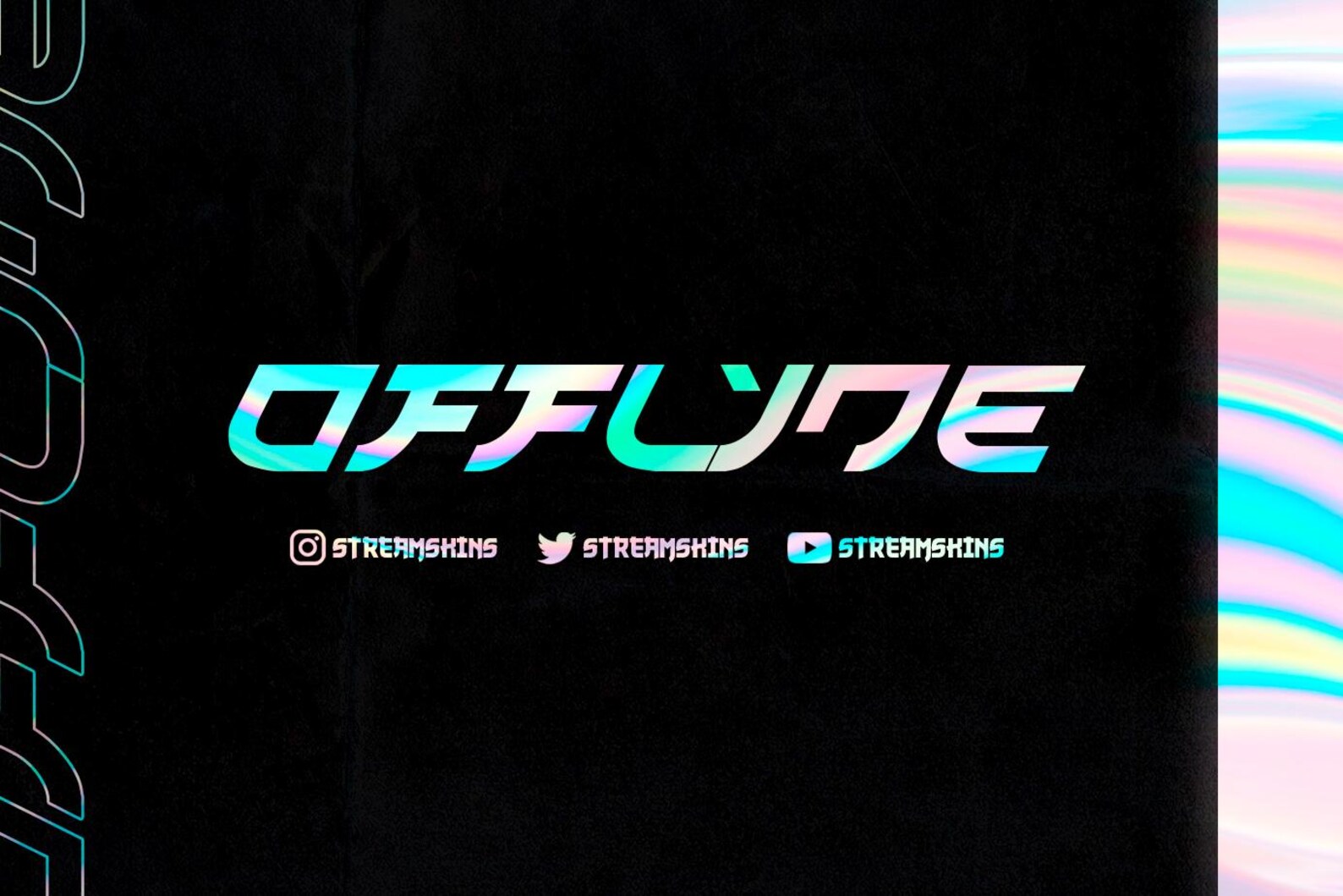 Holographic Stream Overlay: Animated Twitch/youtube Screens - Etsy