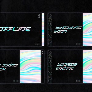 Holographic Stream Overlay: Animated Twitch/youtube Screens - Etsy