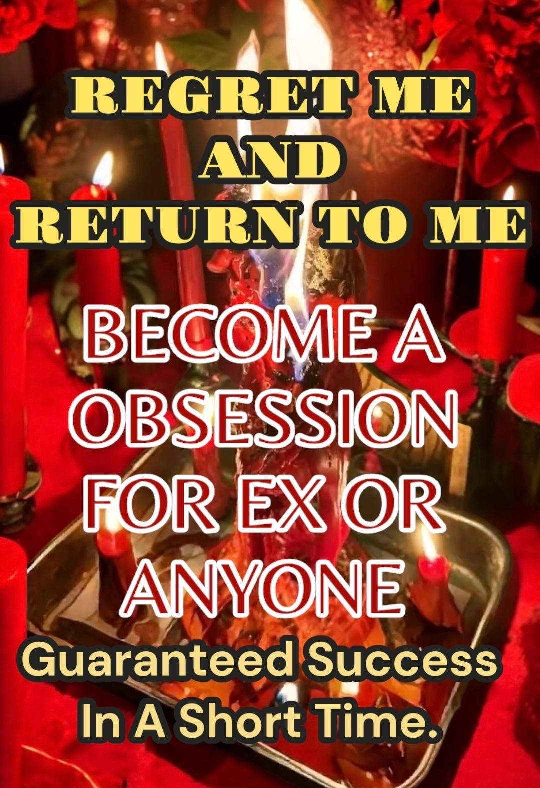 ULTIMATE REGRET & RETURN to Me,extremely Powerful Love Spell,extra ...