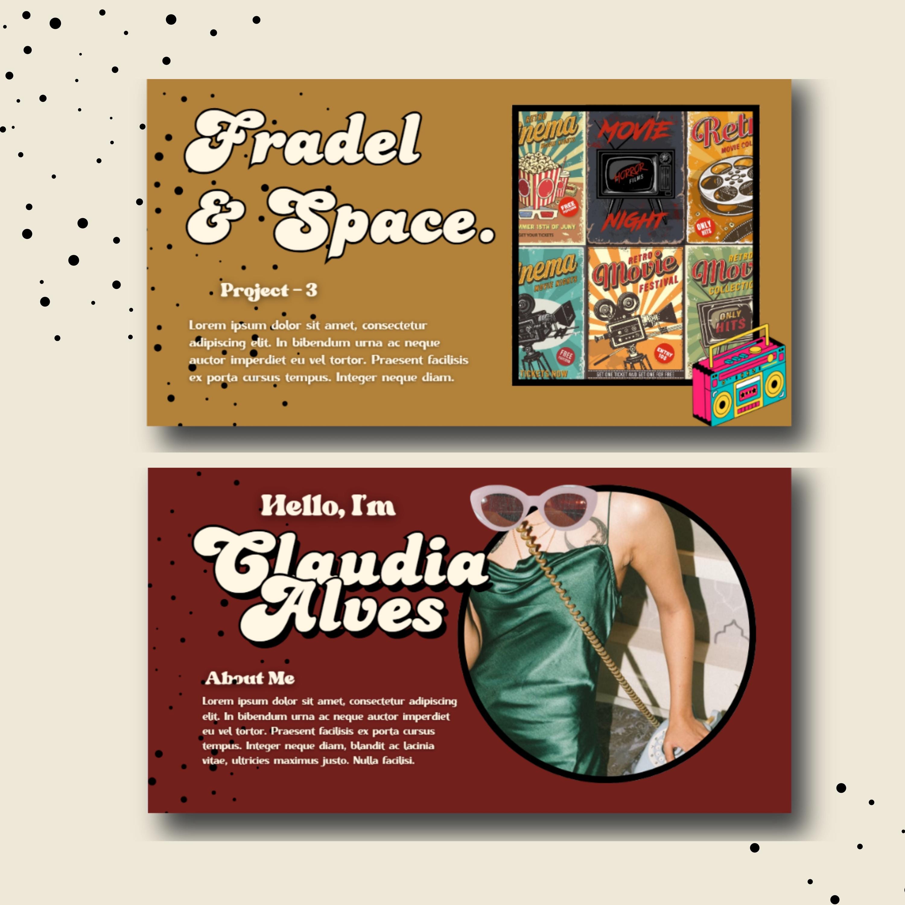 Retro Powerpoint Template, Retro Powerpoint Theme, 70s, 80s Style ...