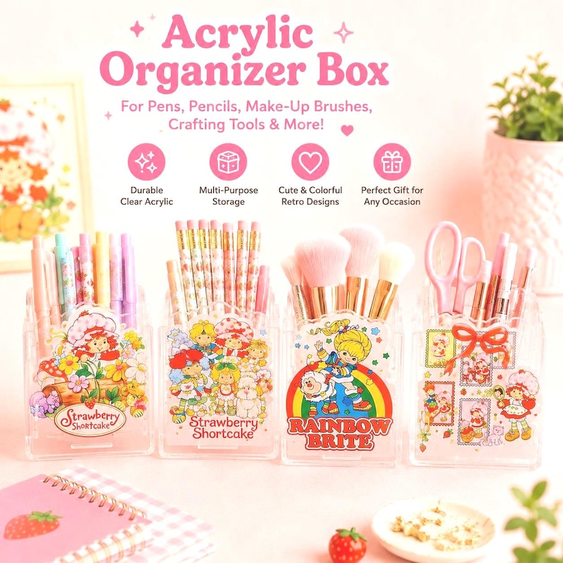 1980s Acrylic Boxes - Etsy