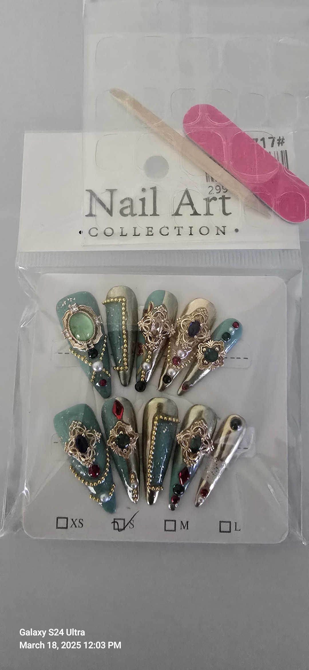 Desi Bridal Nails Pakistani/indian Bridal, Eid or Any Other Occasion - Etsy