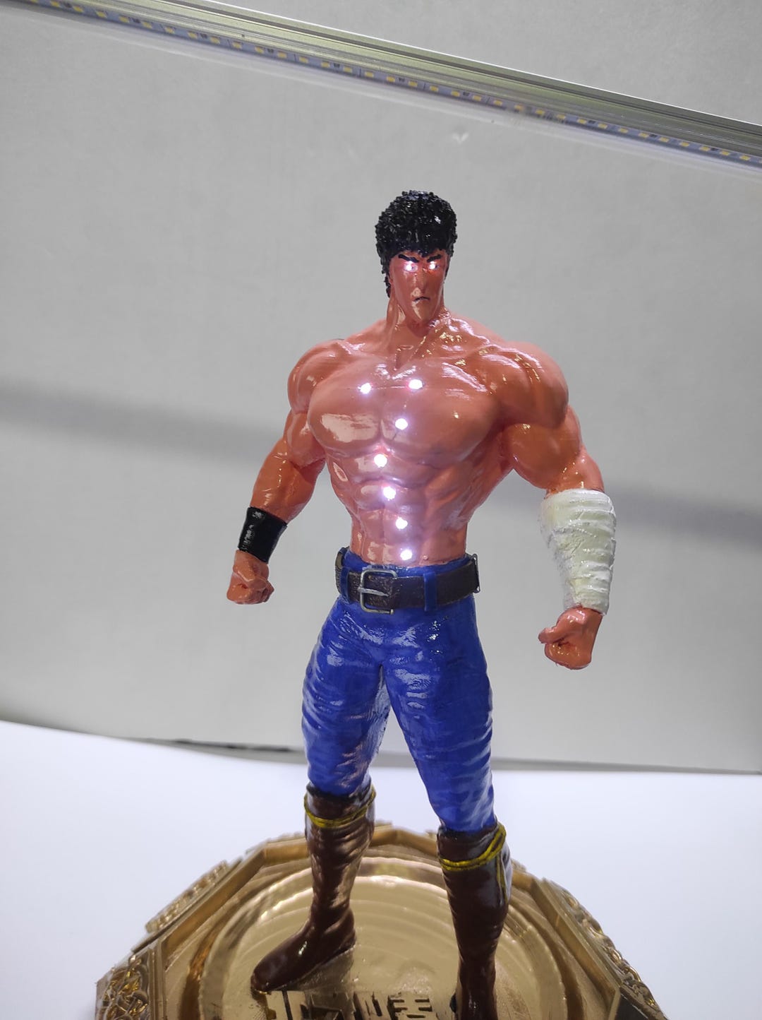 Kenshiro Action Figure Ken the Warrior Fist on the North Star 3D PRINT ...