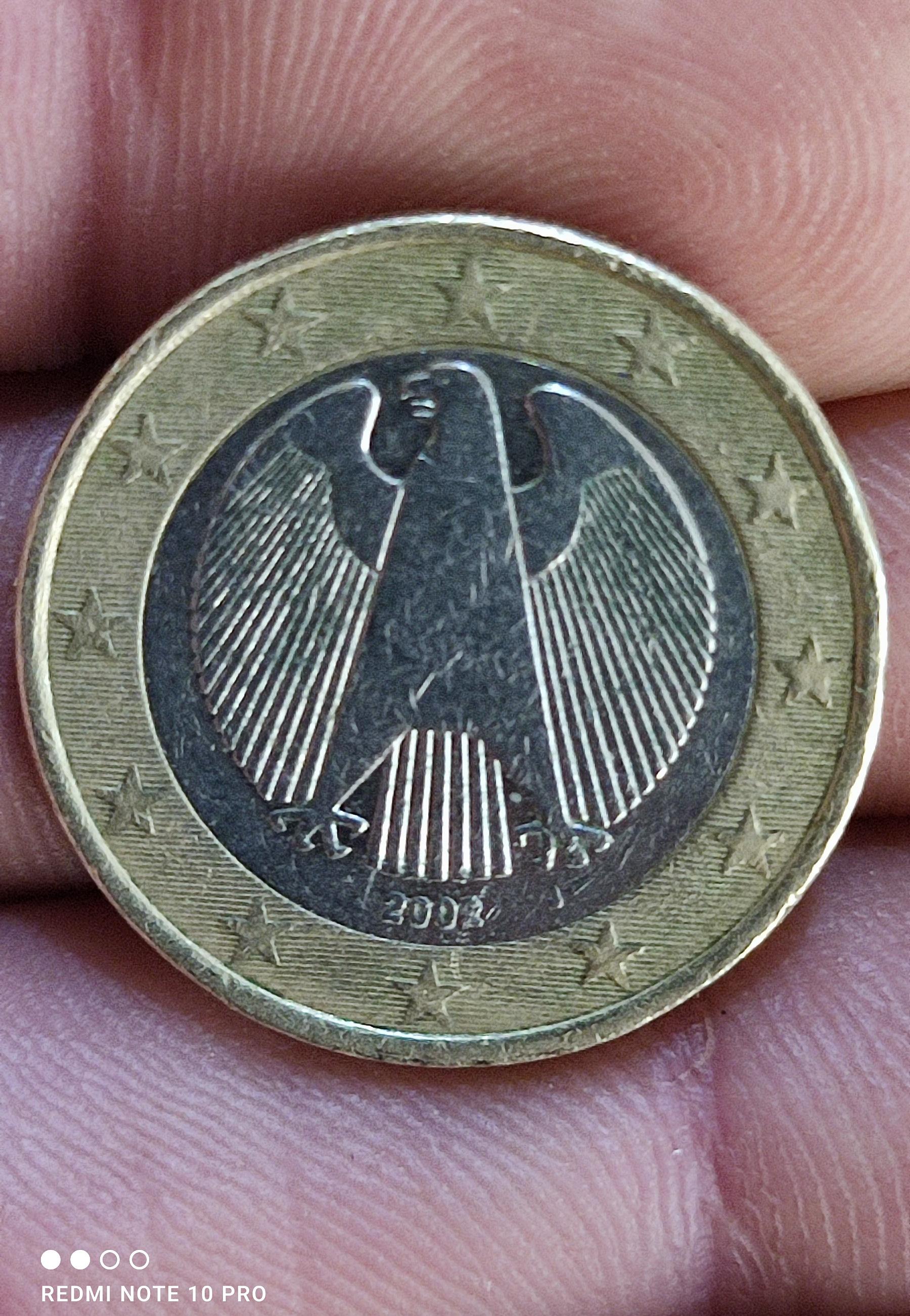Numismática: Moneda Euro Alemania 2002 Ceca J. - Etsy