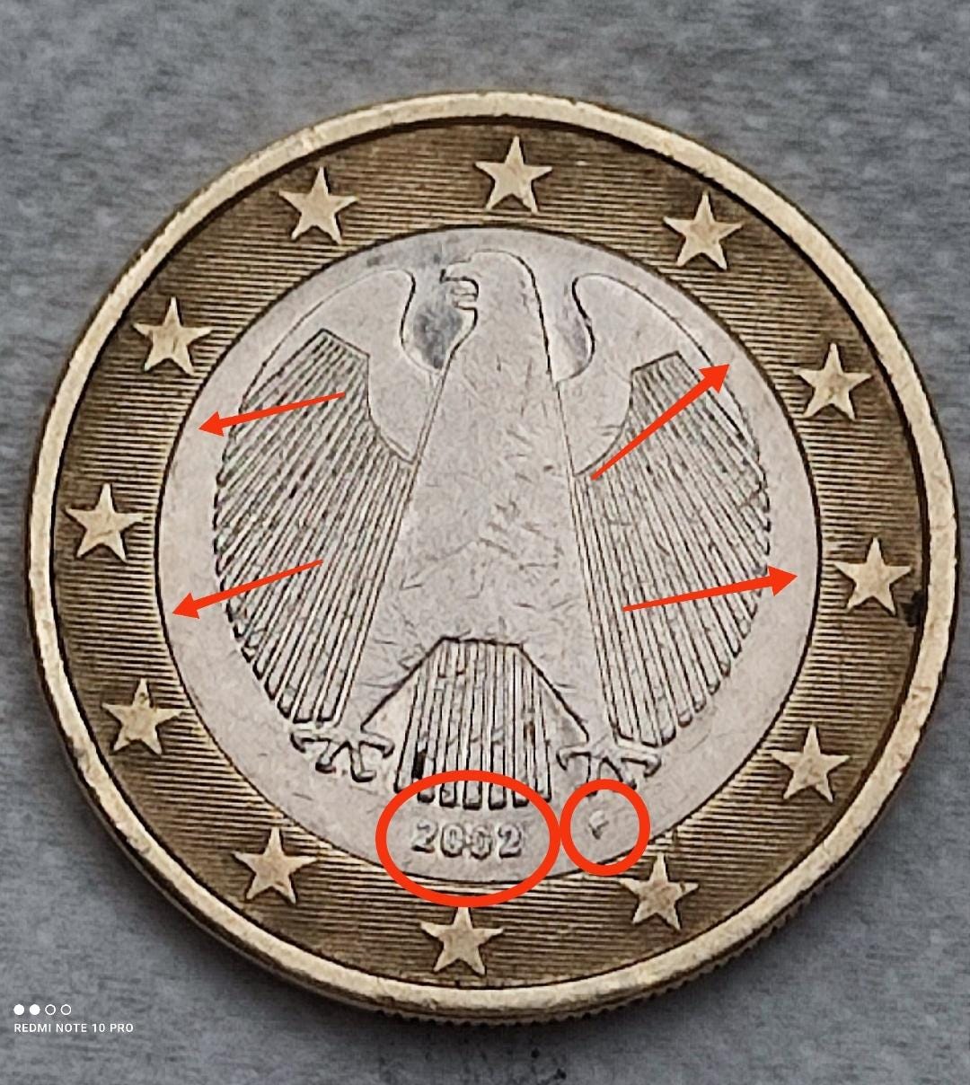 Numismática: Moneda Euro Alemania 2002 F. - Etsy
