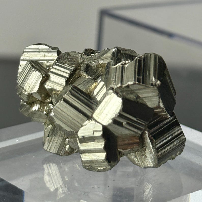 Peruvian Pyrite Cluster, Raw Cubic Fools Gold Specimen - Etsy