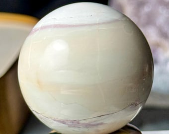 Purple Hyacinth Jasper Sphere, Pocket Palm Stone, Slab - Etsy