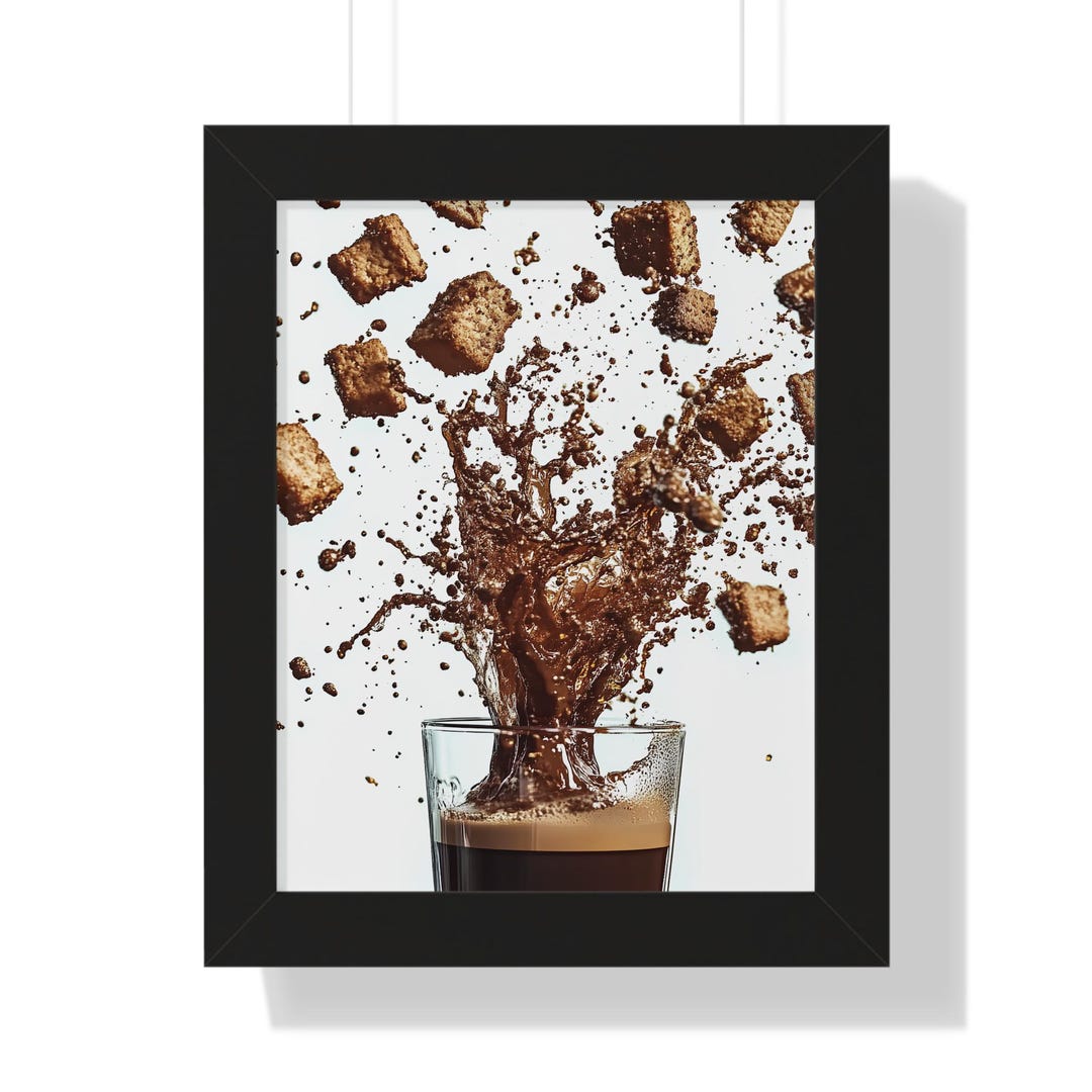 Coffee Splash Art – High-resolution Digital Download | Modern Coffee ...