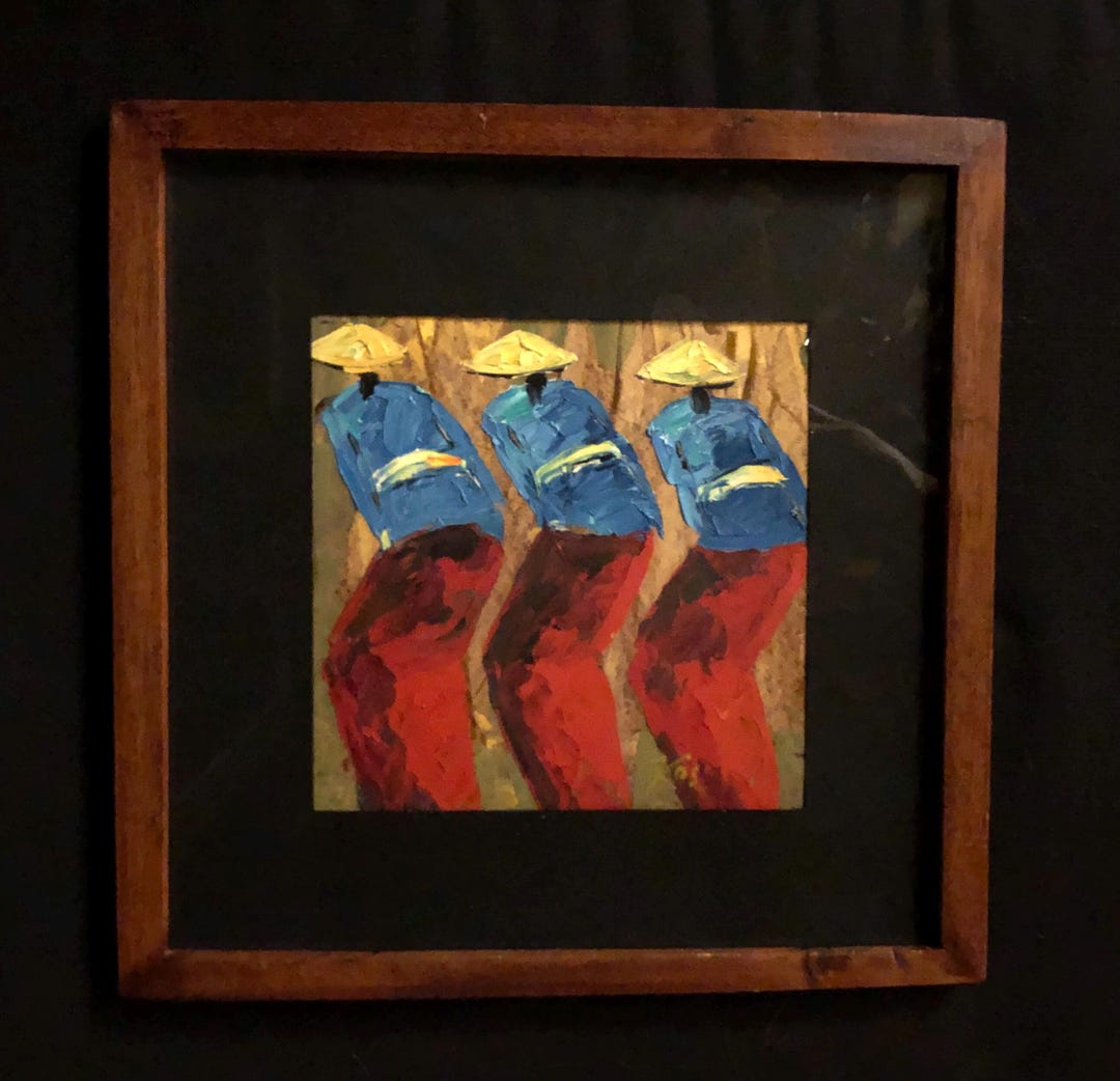 Ubud Bali Artist Kos Beautiful Colorful Original Art Painting Oil ...