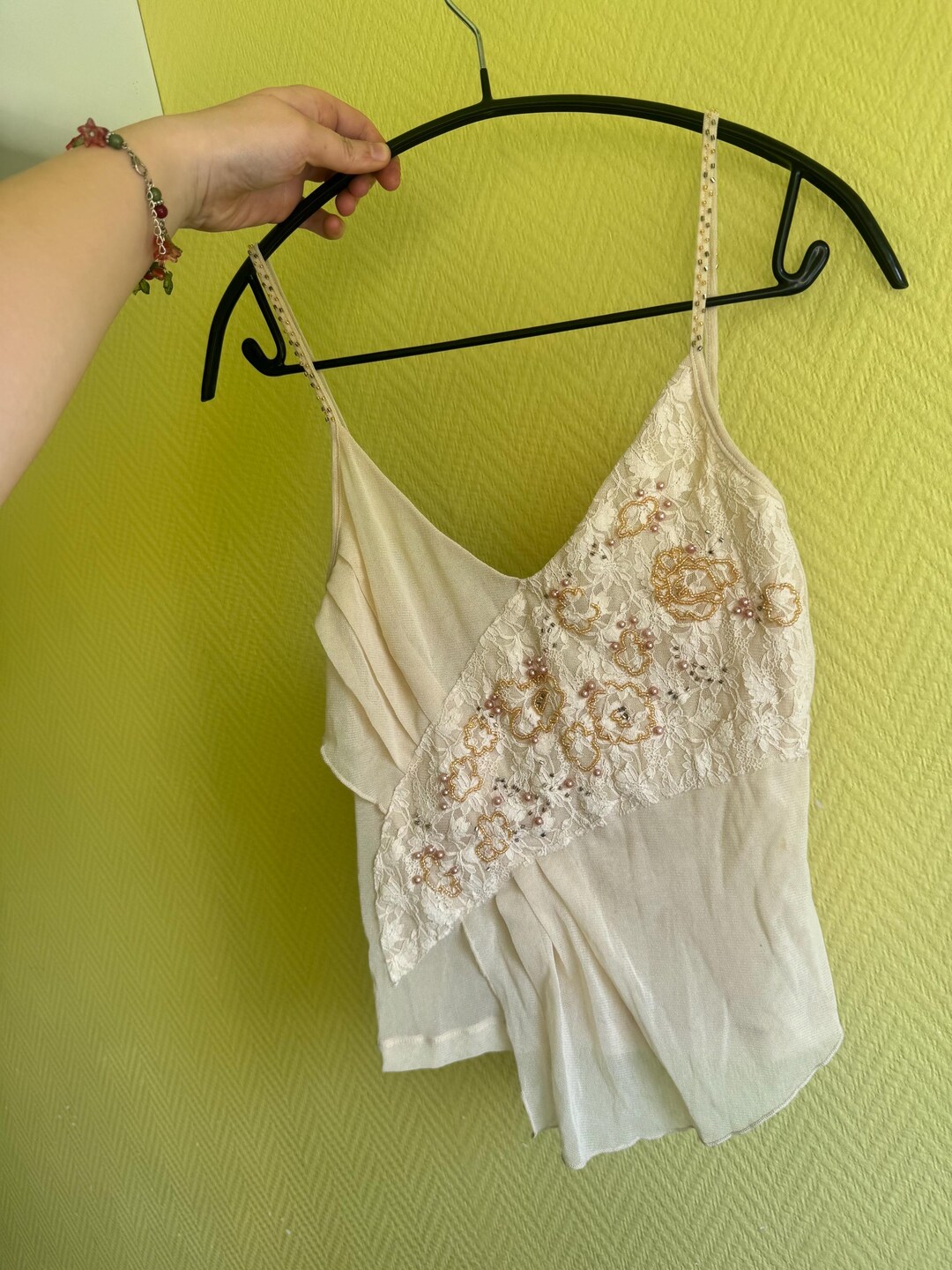 Vintage Beaded Cami Top - Etsy