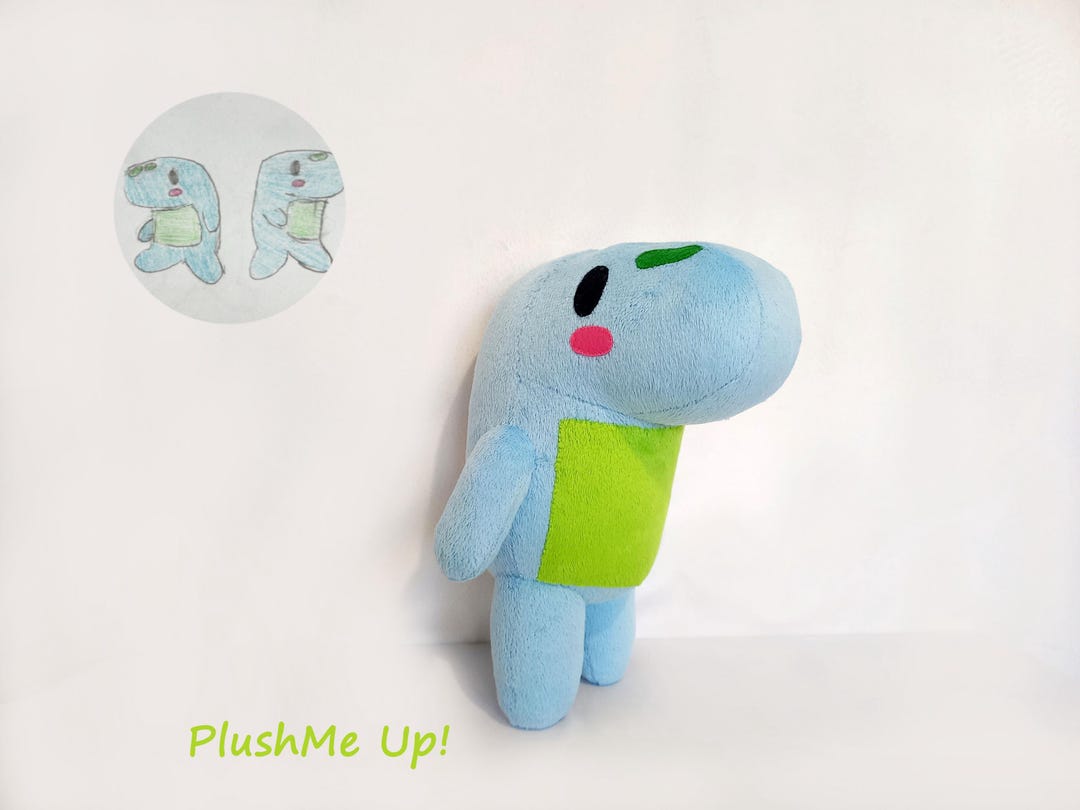 Drawing Into a Real Plush, Toy Commission, Custom Plush From a Toy ...
