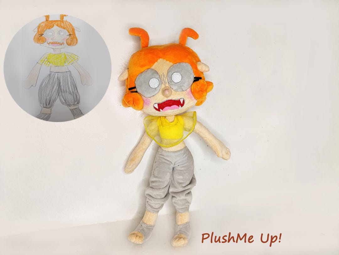 Custom Made to Order Plush Human, Girl Toy, Picture to Toy, Made to ...