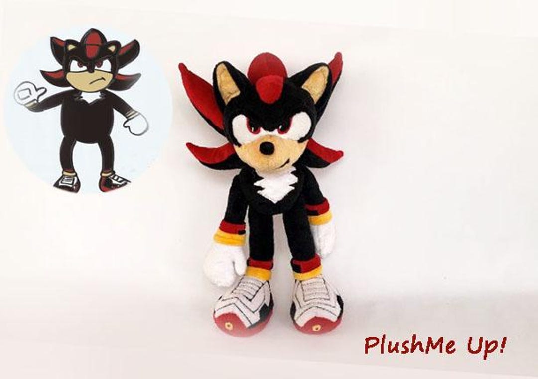 Custom OC Plush From Art Not Original Just Like Shadow the Hedgehog ...