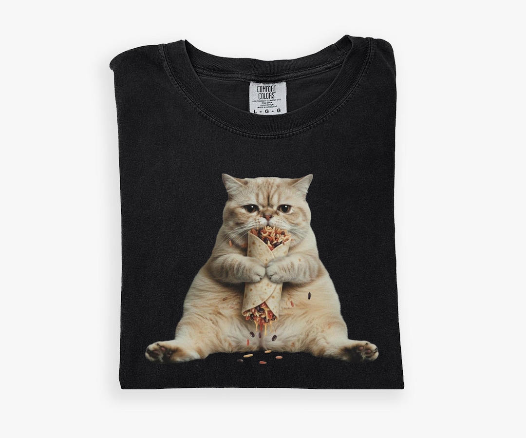 Funny Cat Shirt, Viral Gen Z Meme Shirt, Funny Unhinged Cat Meme Tee ...