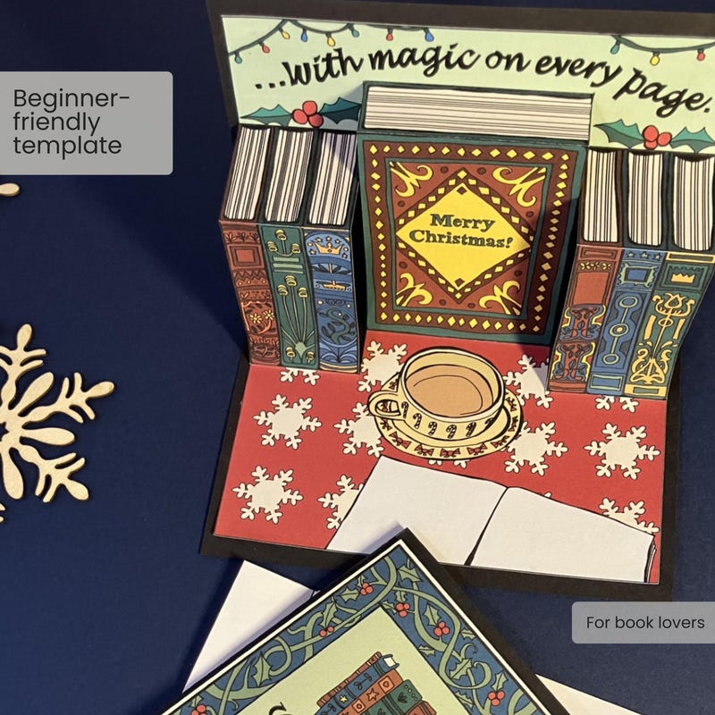 Christmas Book Pop Up - Etsy