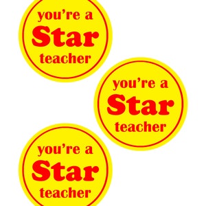 You're a Star Teacher Teacher Appreciation Gift Teacher Appreciation ...