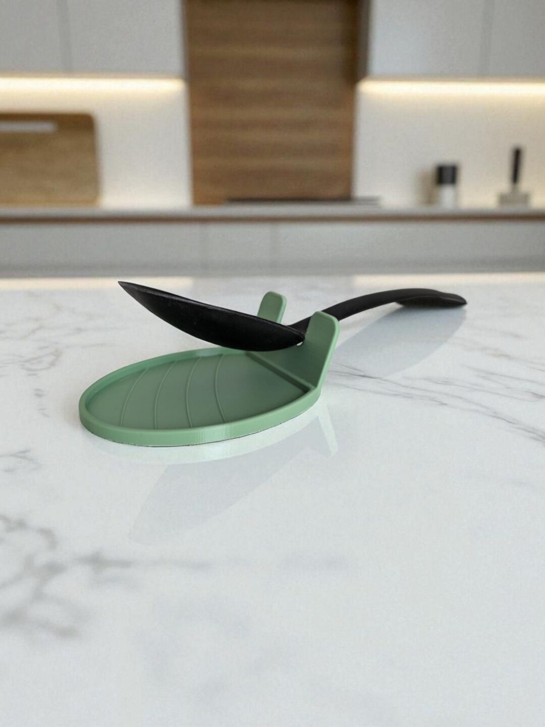 3D Printed Spoon Rest | Modern Kitchen Utensil Rest | Minimalist ...