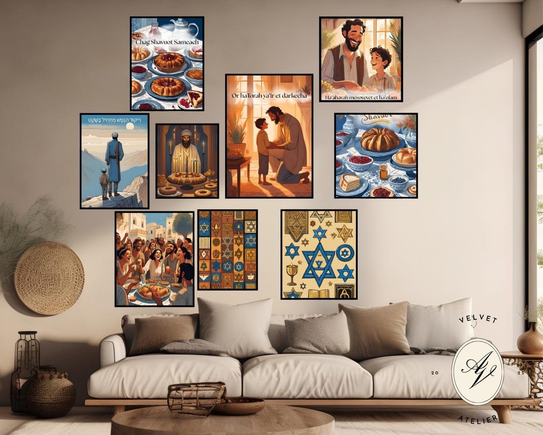 Shavuot Blessing With Bible Quote – Jewish Art Print, Instant Download ...