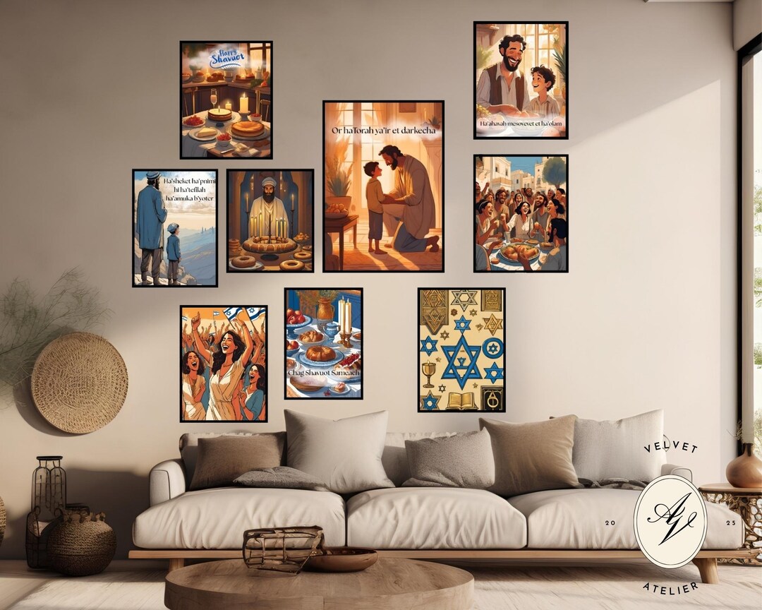 Shavuot Blessing With Bible Quote – Jewish Art Print, Instant Download ...