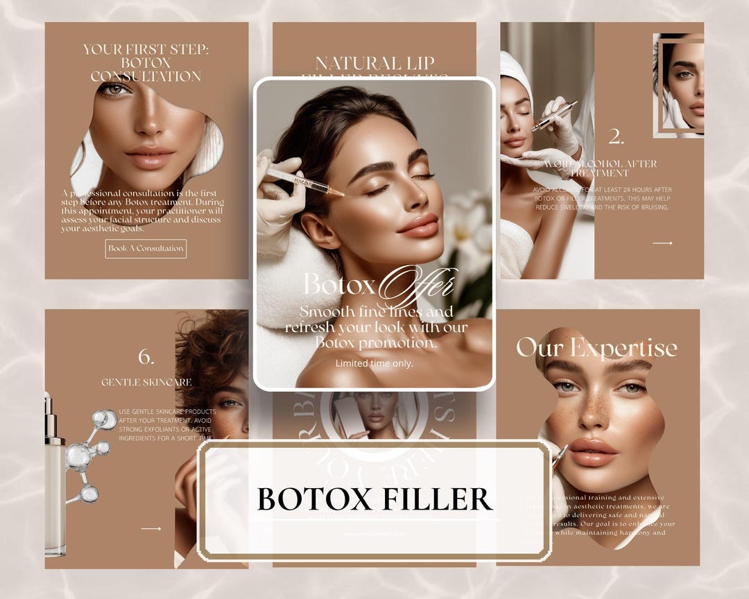 390+ Botox Filler Instagram Templates | Aesthetic Med Instagram ...