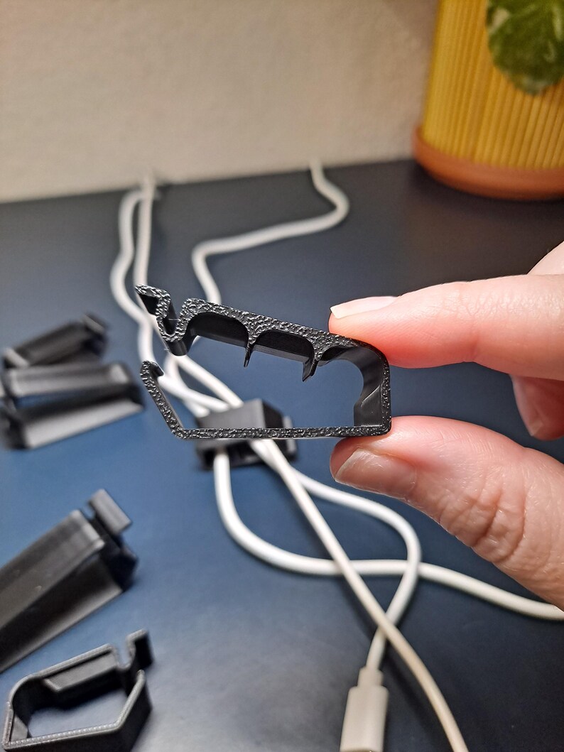 Locking Cable Management Organizer (set of 6) Adhesive Included Wire ...