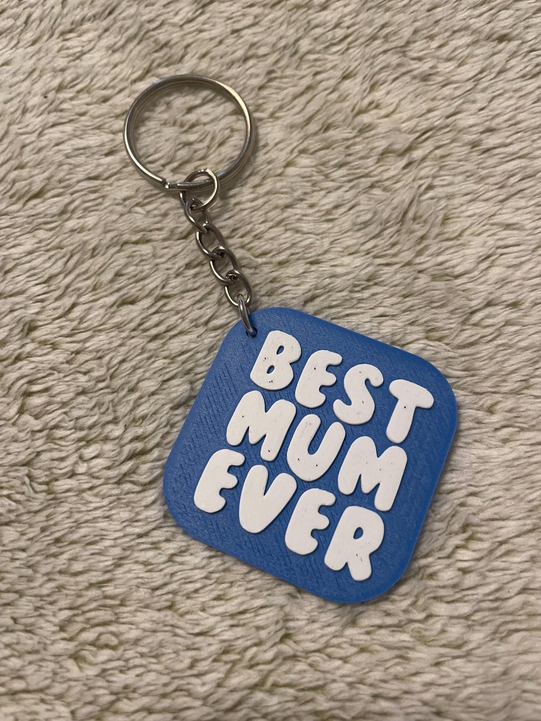 Best Mum Ever Keyring/keychain - 3d Printed - (mothers Day Gift) - Etsy