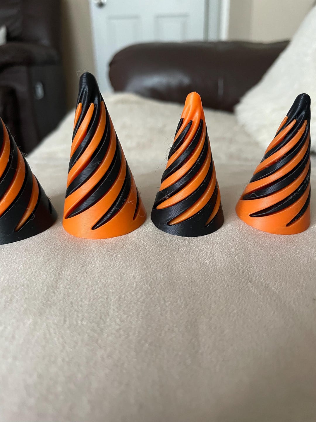 Spiral Cones Set - 3D Printed - Pack of 5 (different Size) - Party ...