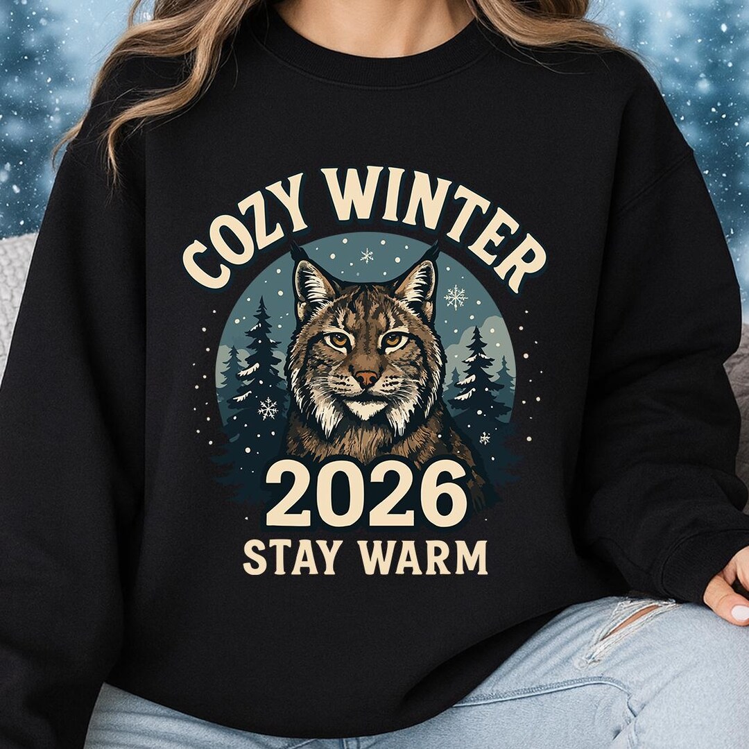 Cozy Winter 2026 Bobcat Design (digital Download) - Etsy