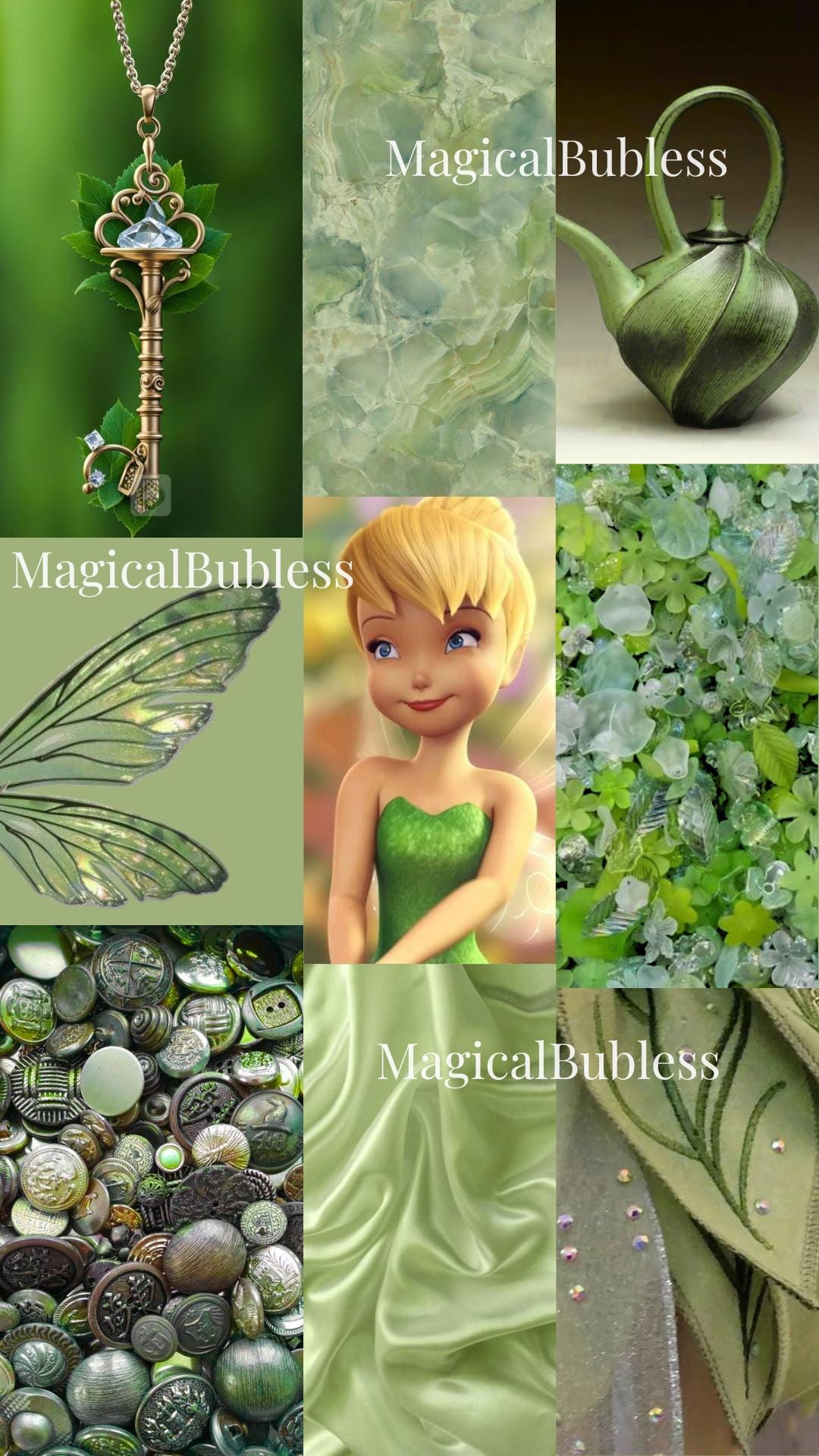 Tinkerbell Fairy Collage Mobile Wallpaper - Etsy