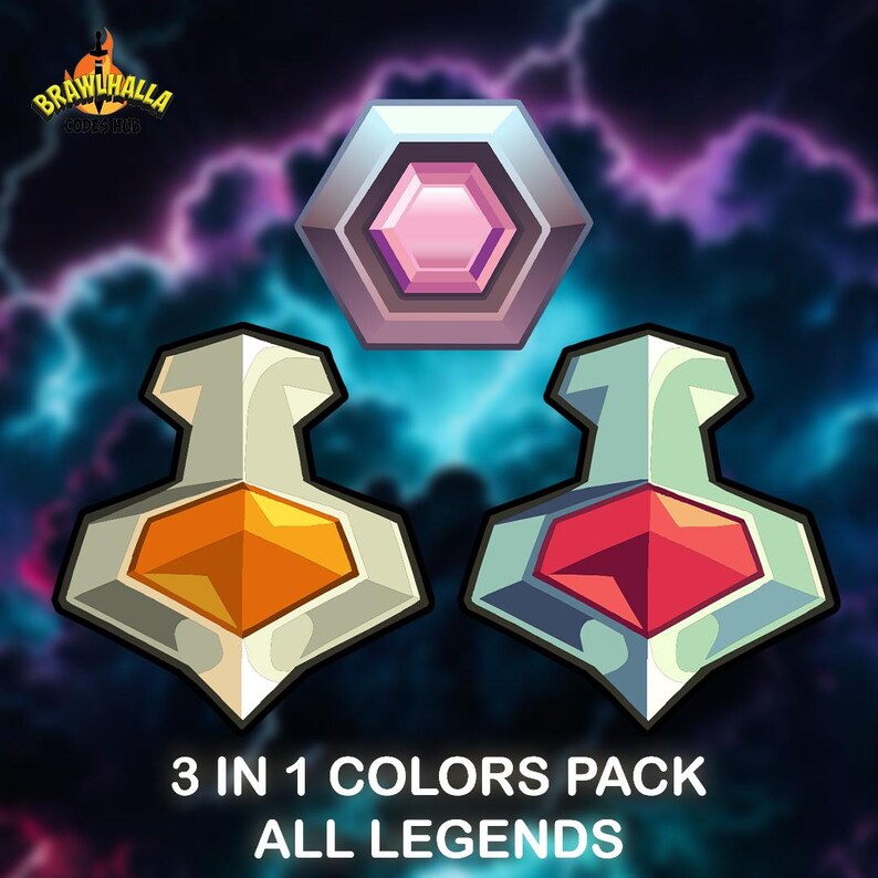 Brawlhalla – 3-in-1 Colors Pack (V5 + V6 + Ccv2) | Full Legends Bundle ...