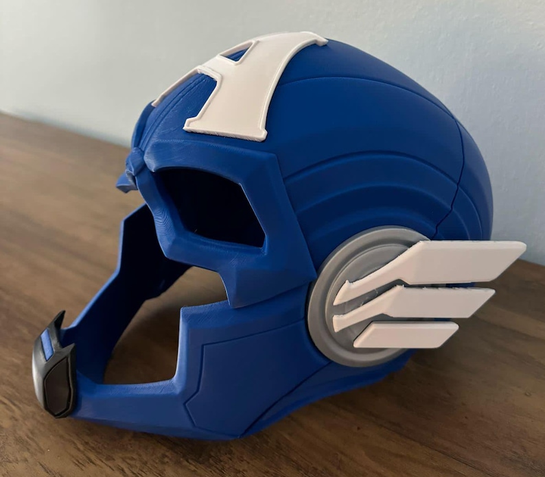 3d-printed Heroic Star-spangled Helmet – Customizable Cosplay Prop or ...