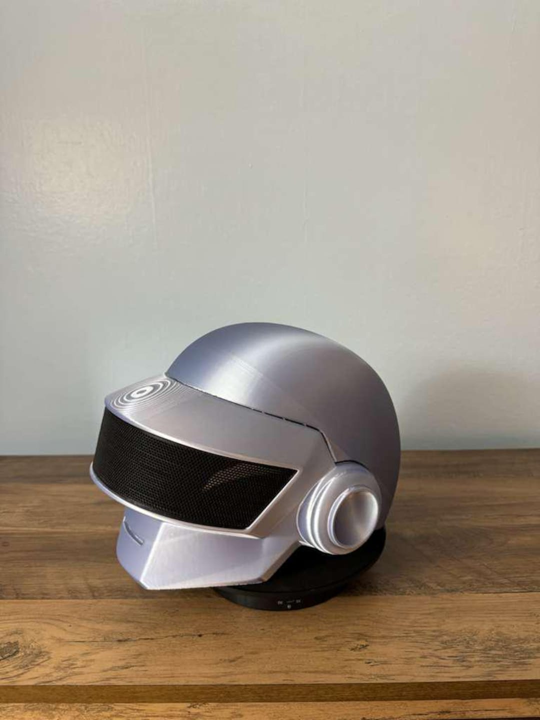 Assembled Raw Punk Silver Helmet - 3D Printed PLA Prop - Guy Style ...