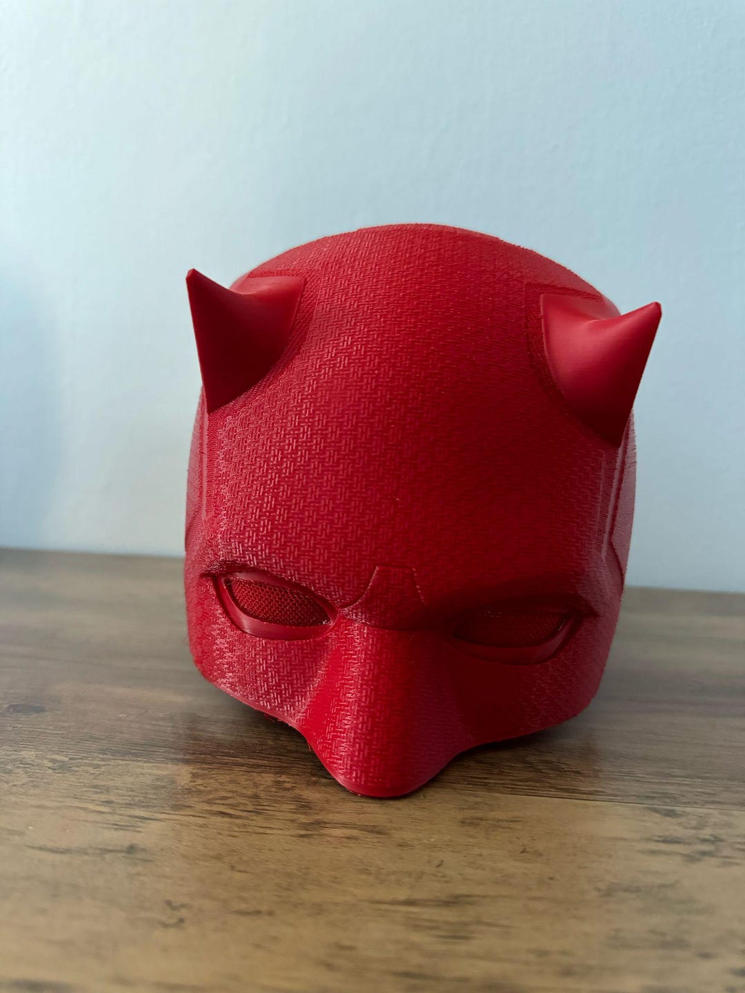 3d-printed Red Devil-inspired Helmet | Cosplay Mask | Superhero Style ...
