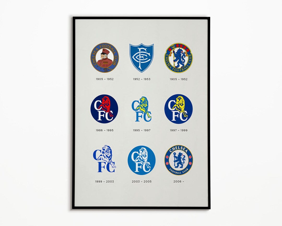 Chelsea FC | Chelsea FC Poster | Minimalist Poster | Vintage Retro Wall ...