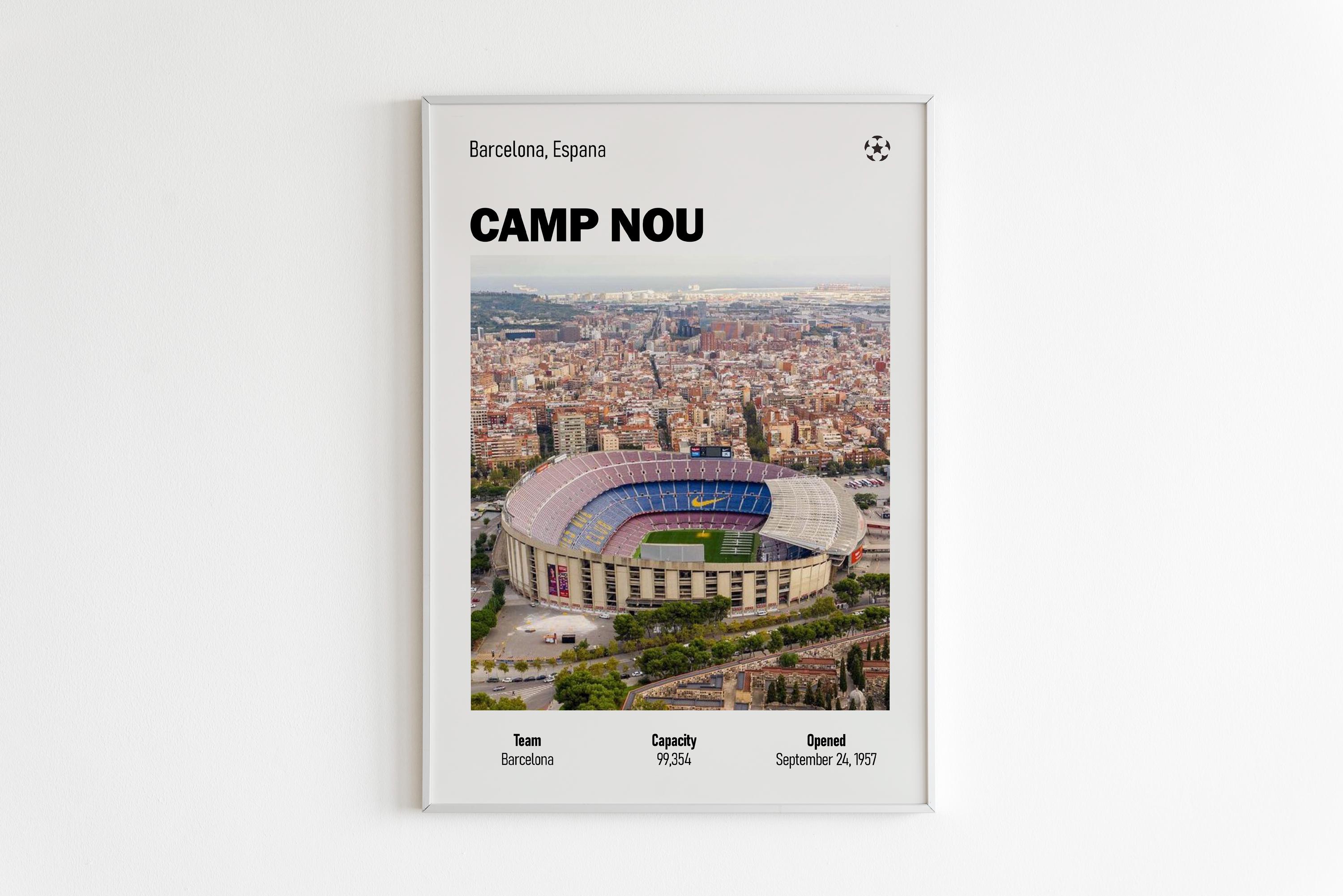 Barcelona FC | Barcelona FC Poster | Minimalist Poster | Gift | Wall ...