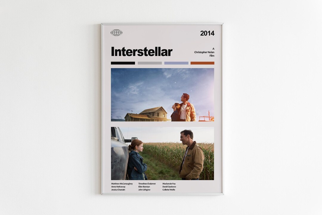 Interstellar Interstellar Poster | Minimalist Poster | Vintage Wall ...