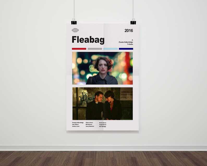 Fleabag |fleabag Poster | Minimalist Poster | Vintage Retro Wall Decor ...