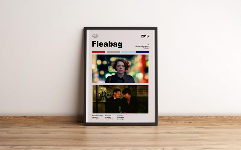 Fleabag |fleabag Poster | Minimalist Poster | Vintage Retro Wall Decor ...